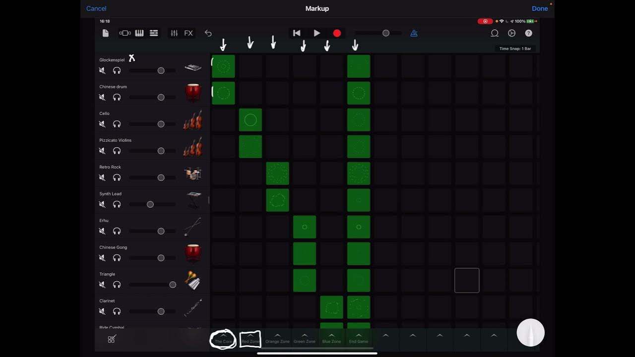 Y8 Video Game Music Project: Using the Live Loops view in GarageBand ...