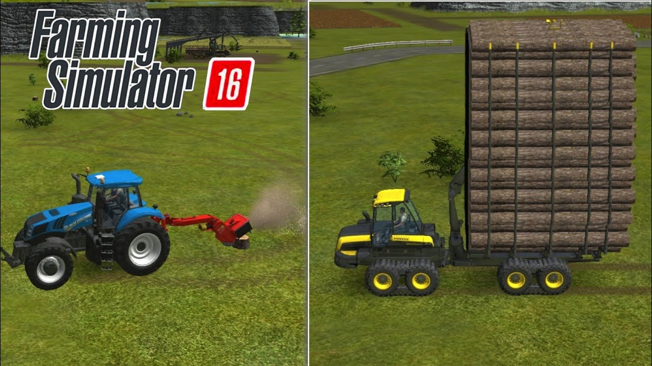 Fs16 Farming Simulator 16 | Tree Cutting & Forestry In Fs16 | Timelapse ...