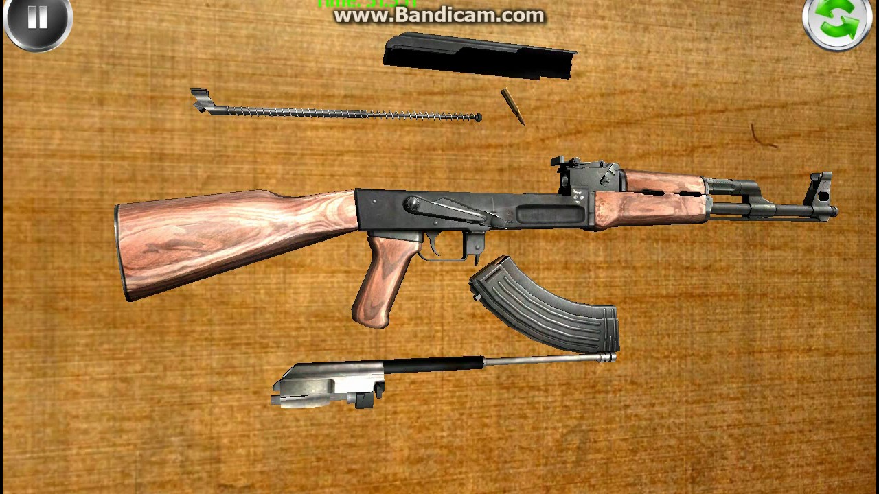 Weapon Field Strip 3D - AK-47 & Steyr Aug Disassembly/Assembly - YouTube
