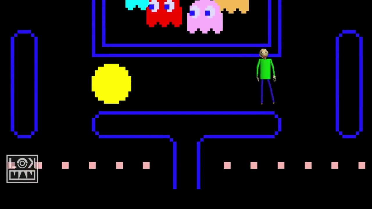 Baldi vs Pacman! - YouTube