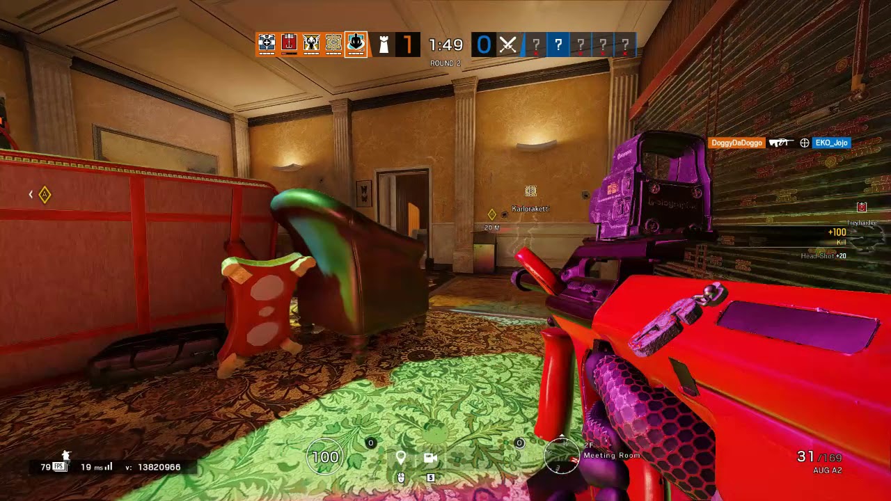 R6S | Wamai 4 headshot kills on casual - YouTube