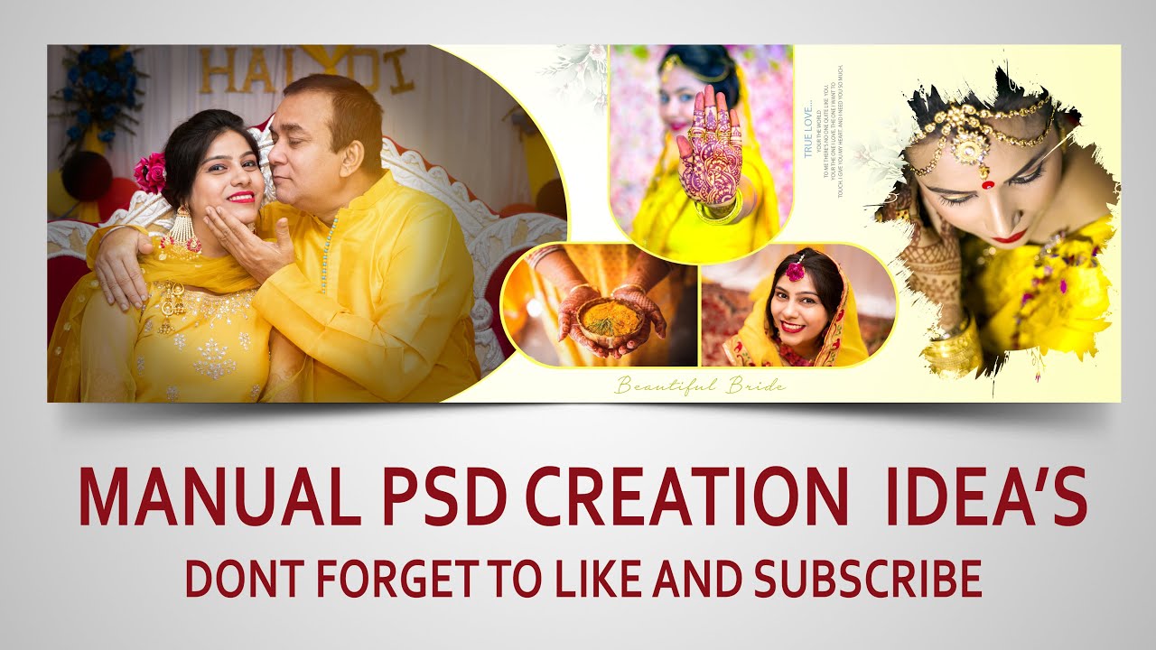 Manual PSD Creation Idea | 12x36 Page Design | Manual Album Design ...