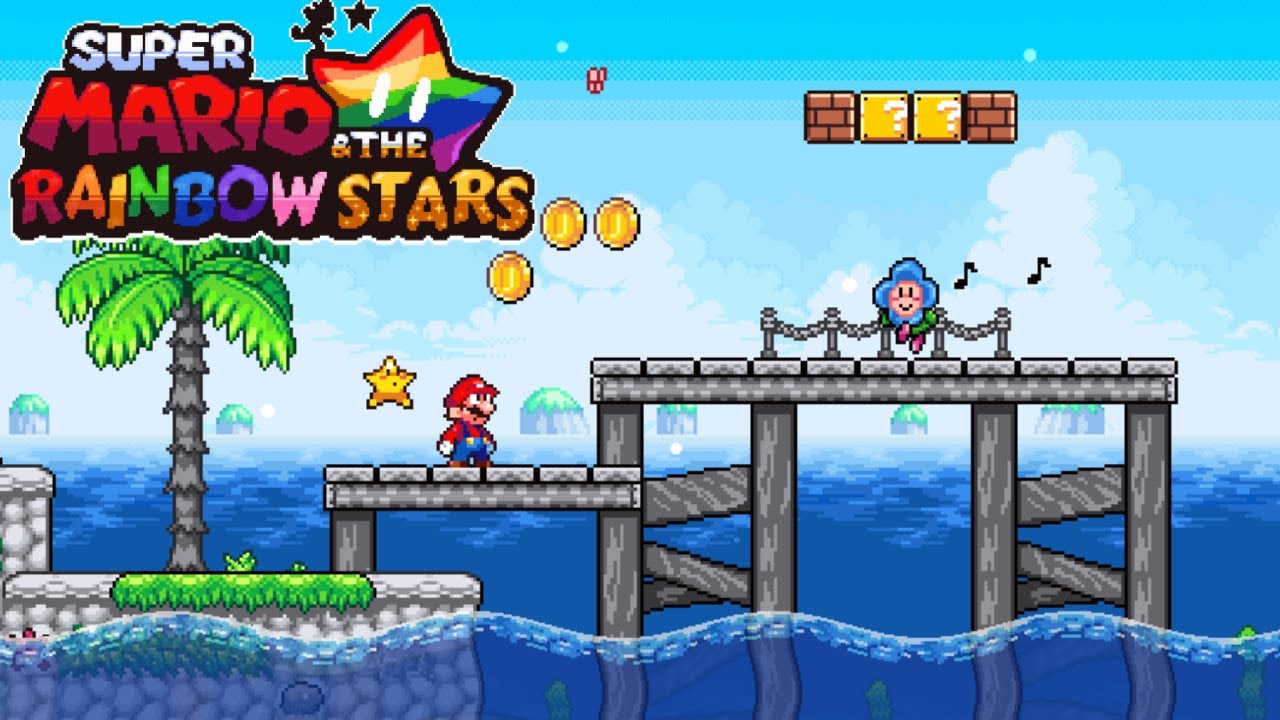 THIS GAME IS AWESOME! | Playing Super Mario and The Rainbow Stars ...