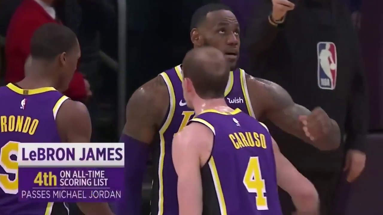 LeBron James Passes Michael Jordan in All Time Scoring! Gets Standing ...