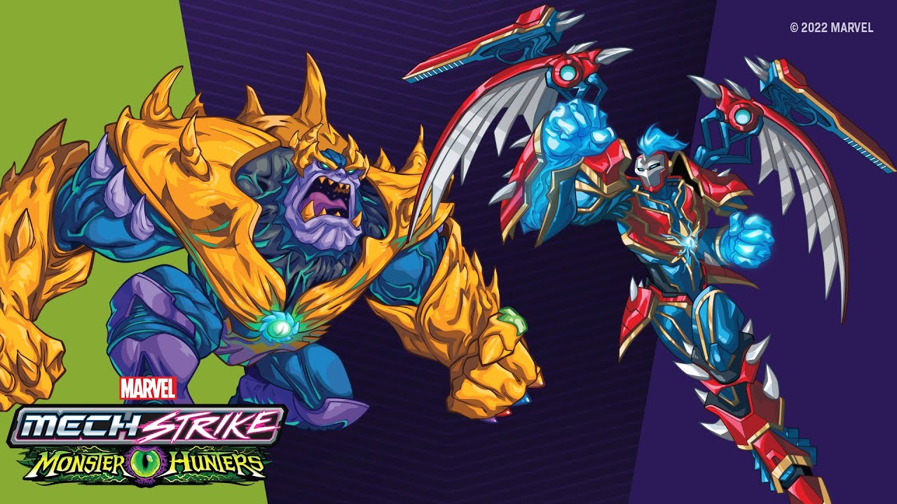 Thanos Vs. Captain Marvel! Marvel's Avengers Mech Strike: Monster ...