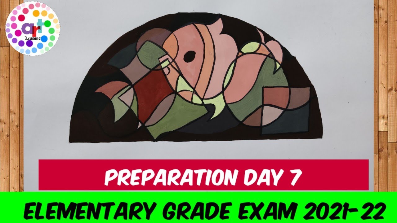 Elementary Drawing Grade Exam 2021-22 Preparation - Day 7 || शासकीय ...