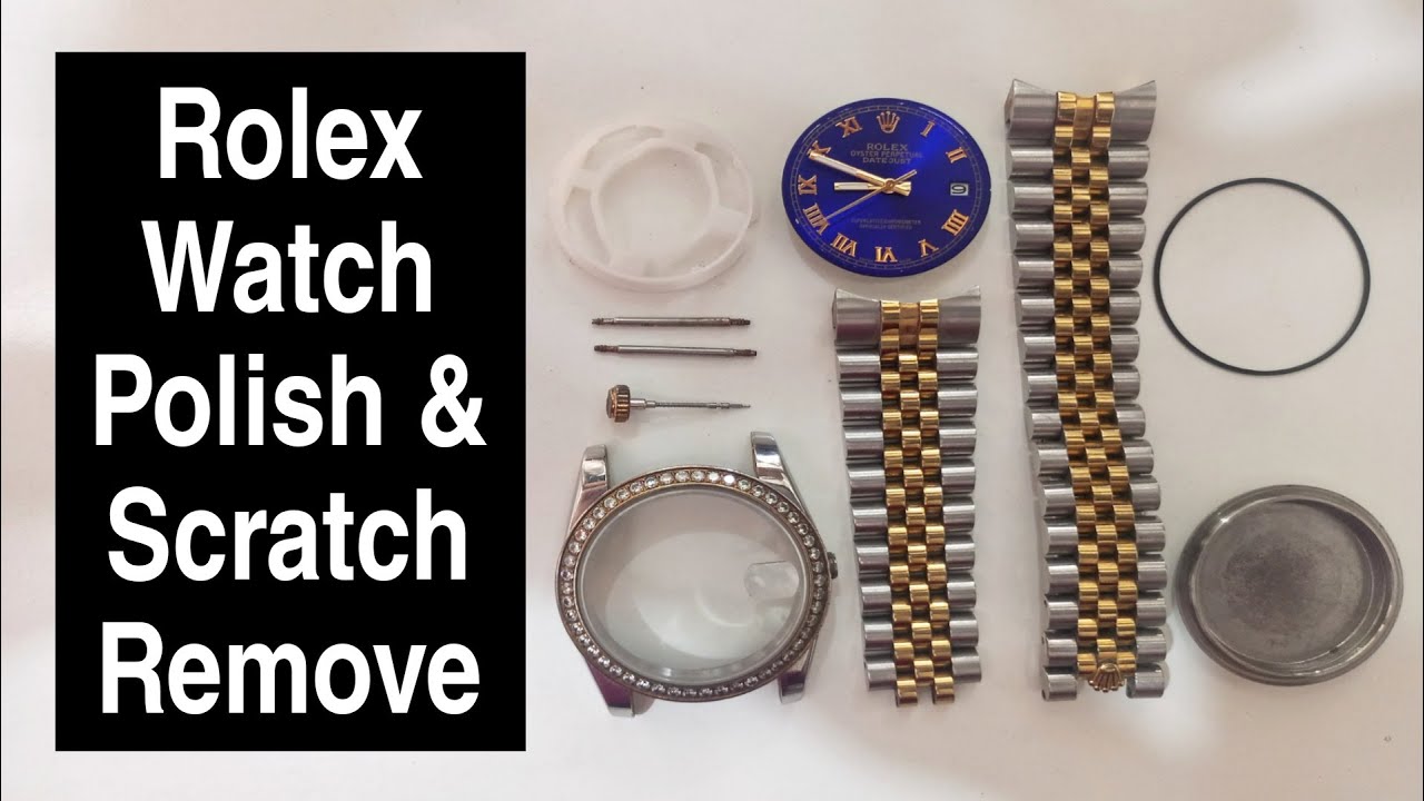 Polishing $50 fake Rolex|watch Restoration|Scratch Removal - YouTube
