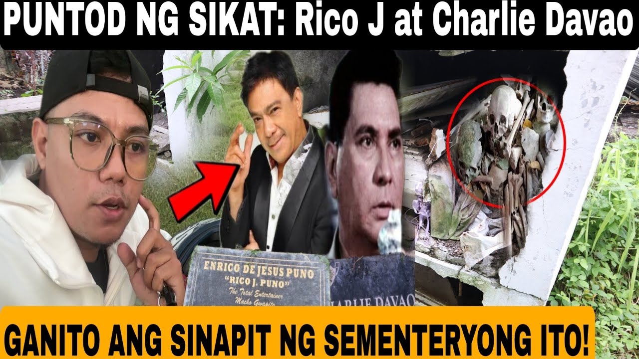 Mga Inilipat Na Patay | Puntod Ni Rico J Puno At Charlie Davao - YouTube