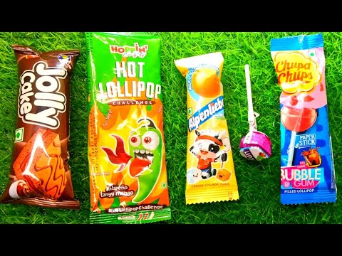 ASMR Unboxing & Eating Most Popular Candies! 🍭 Hot Lollipop Challenge