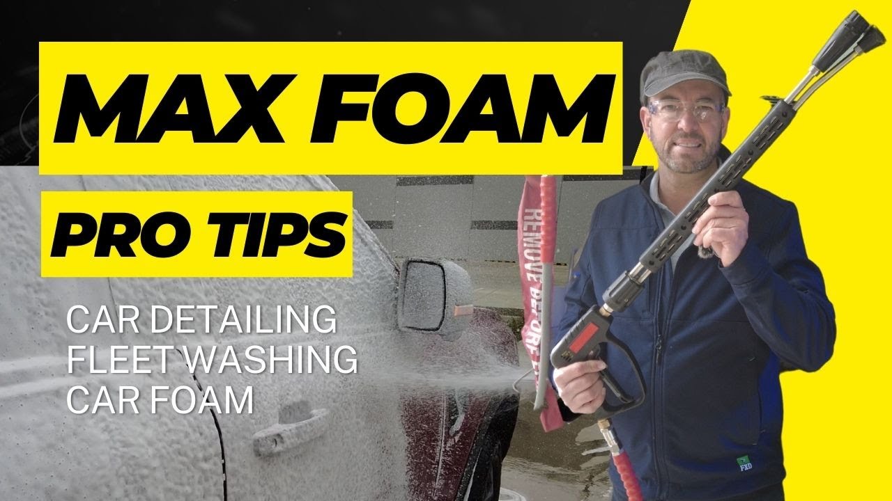 How to Max Foam a Car - Fleet Detailing and Snow Foam Techniques - YouTube