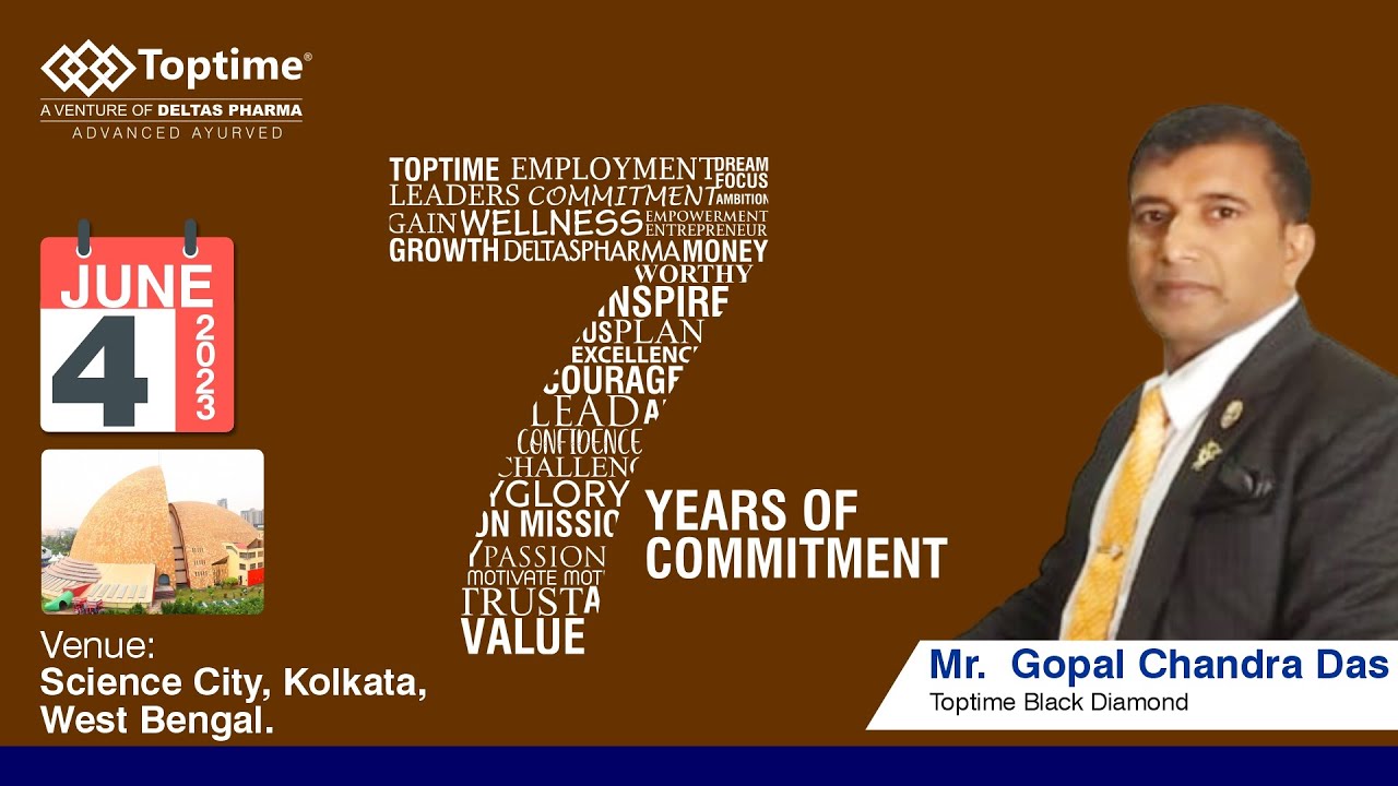 Toptime 7th Anniversary | Gopal Chandra Das | Black Diamond | Science City Kolkata | 4th June'23 ...