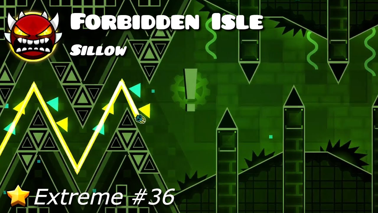 "Forbidden Isle" by Sillow - extreme demon | Geometry Dash 2.2 - YouTube