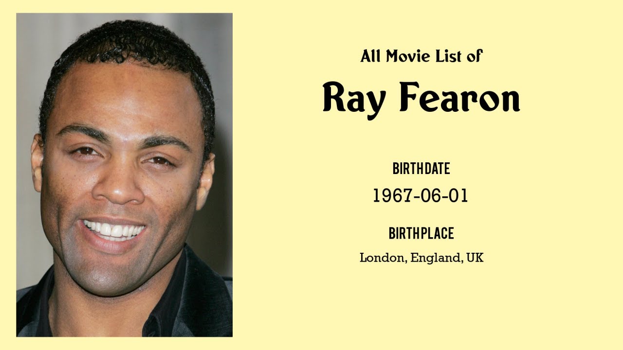 Ray Fearon Movies list Ray Fearon| Filmography of Ray Fearon - YouTube