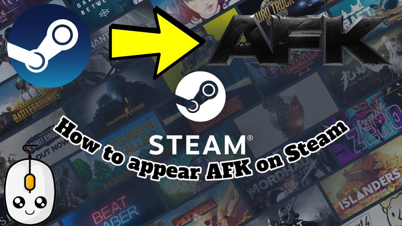 How to appear AFK on Steam - YouTube