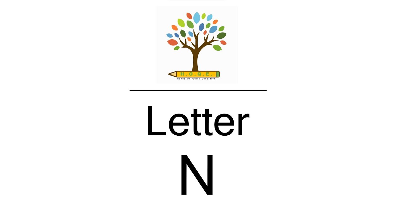 Letter N | English Alphabet N | English Alphabets for Nursery | English ...