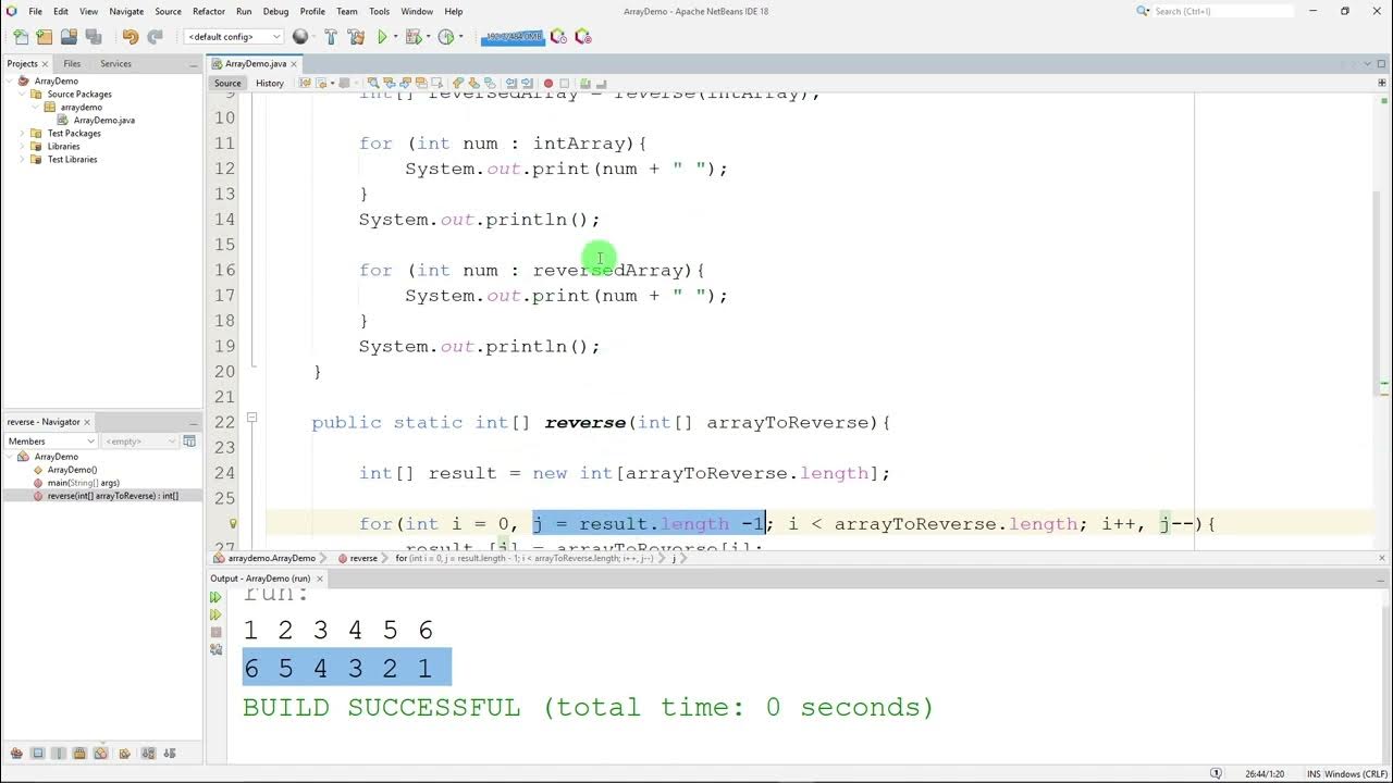 Java Returning Arrays From A Method Youtube 3778