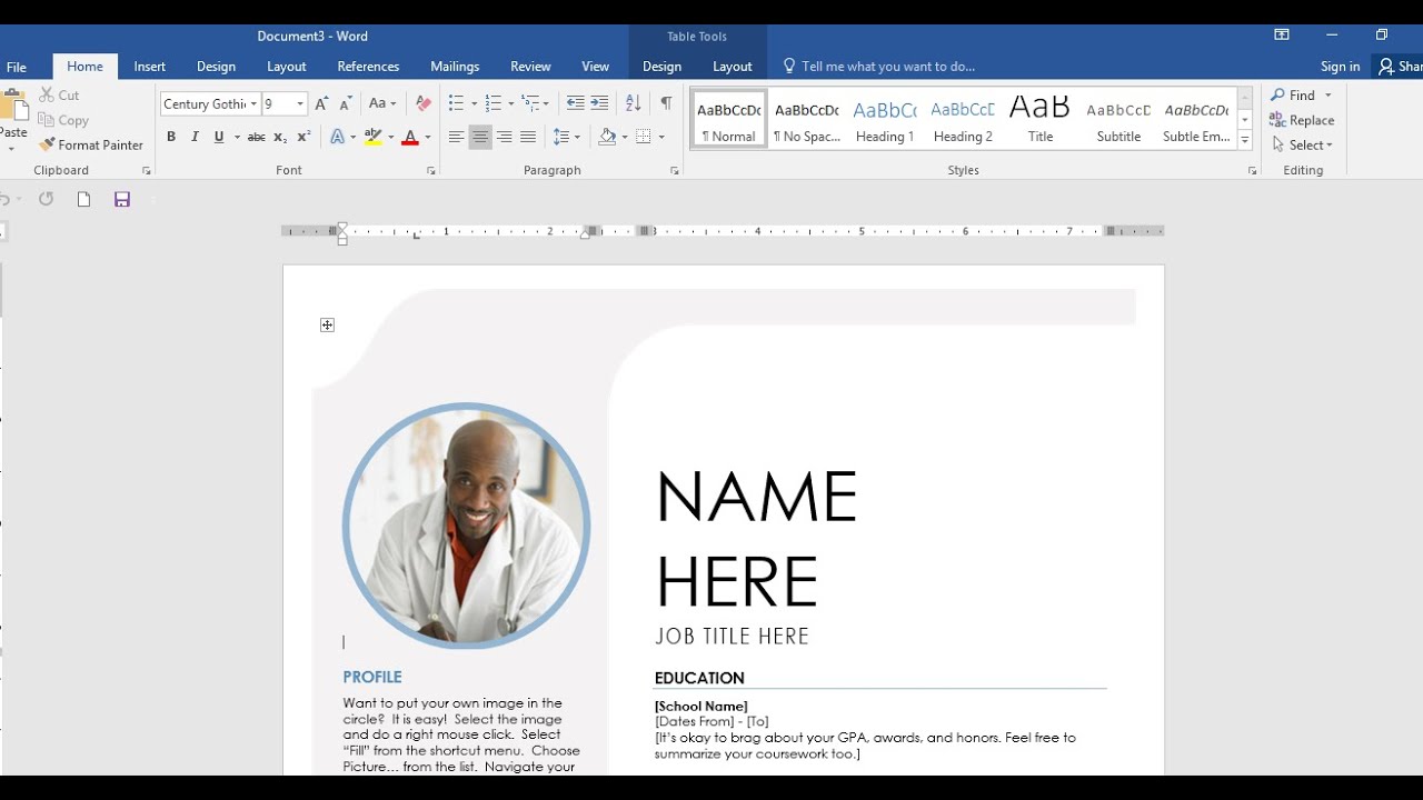 MS Word 2016 lesson 1 - YouTube