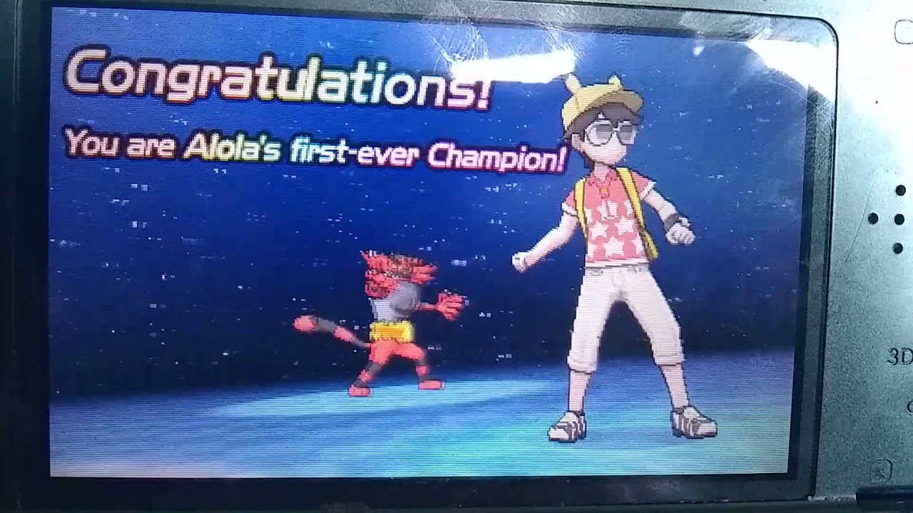 My hall of fame on Pokemon Ultra Sun - YouTube