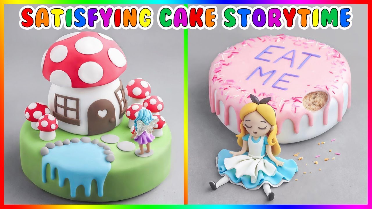 I'm the Strongest Girl in the World 🌈 SATISFYING CAKE STORYTIME 🌈 ...