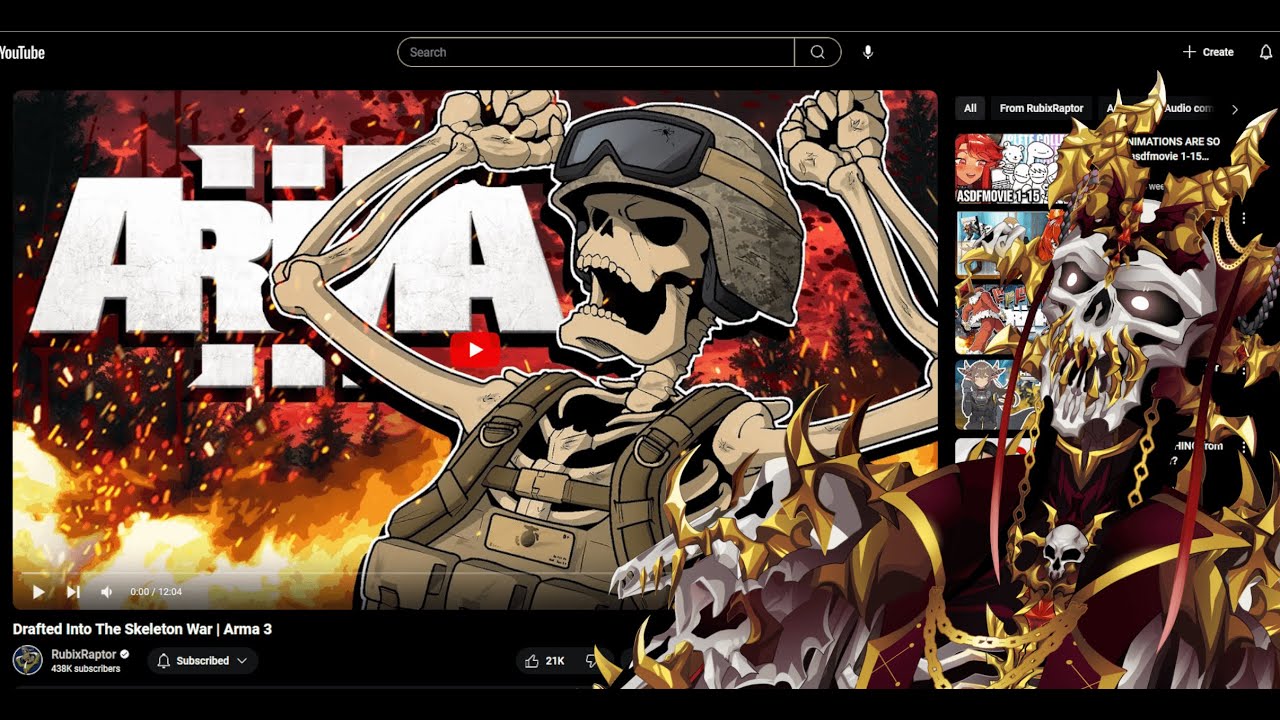 Let My People Go! Skeleton Vtuber Reacts to the Skeleton War! Rubix ...