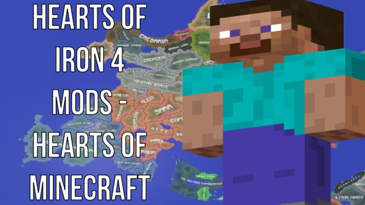 Hearts of Iron 4 Mods - Hearts Of Minecraft (Minecraft HOI4 Mod) - YouTube