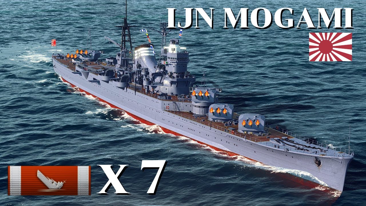 IJN Mogami 7 kills Respawn - Thoughts on IJN Light Cruisers - YouTube