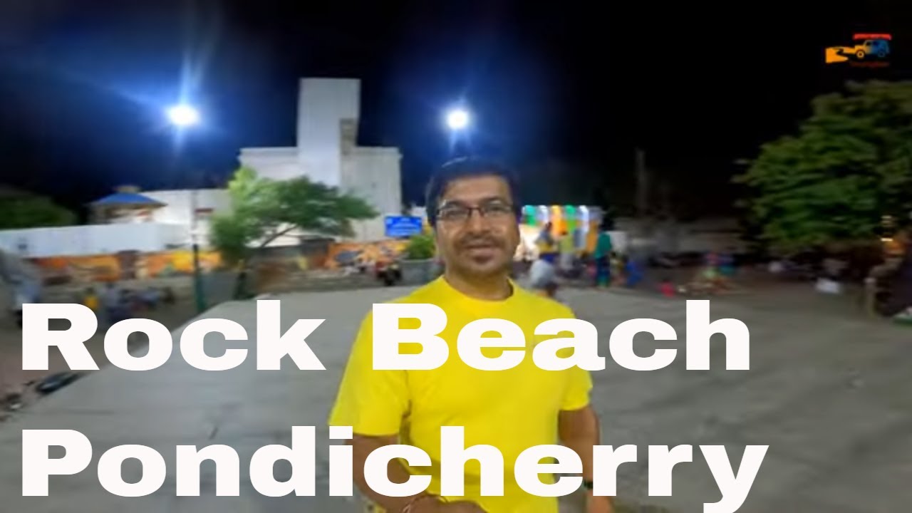 Complete Tour of Rock Beach at Night - Most Happening Beach in ...
