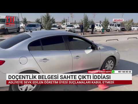 DOÇENTLİK BELGESİ SAHTE ÇIKTI İDDİASI
