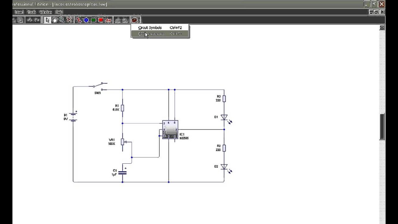 LUZ ESTROBO - TUTORIAL PCB WIZARD - YouTube