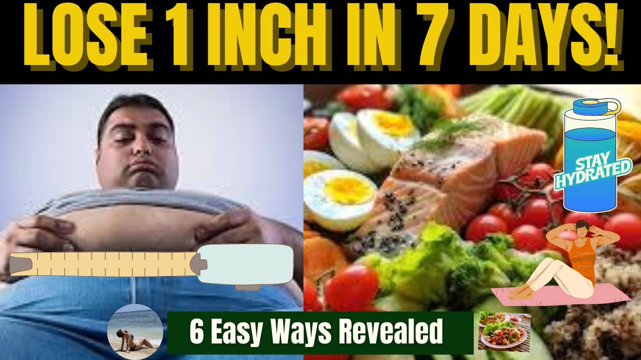 SIX EASY WAYS TO LOSE AN INCH FROM YOUR WAIST - IN A WEEK || WAIST ...