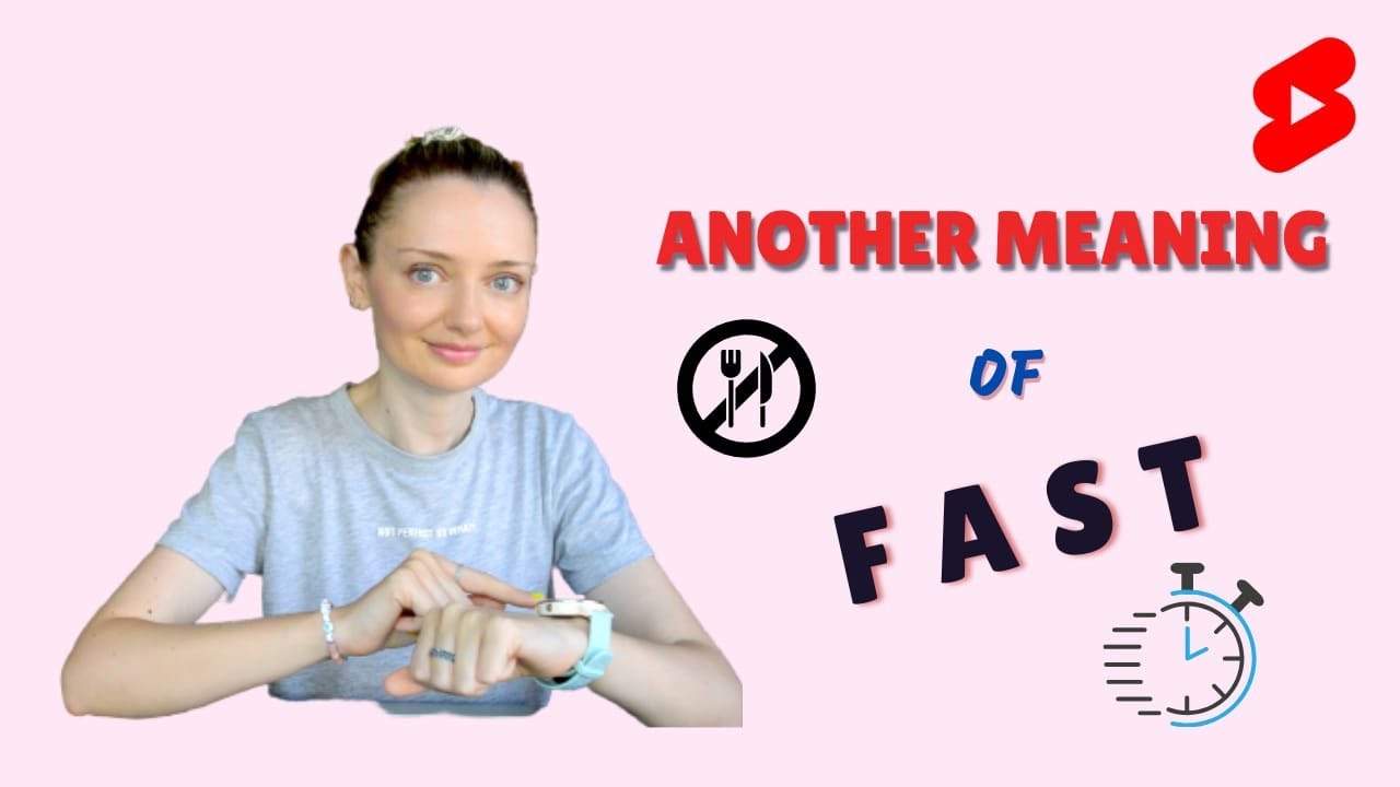 Let's learn another meaning of "FAST"! #shorts ⏳ - YouTube