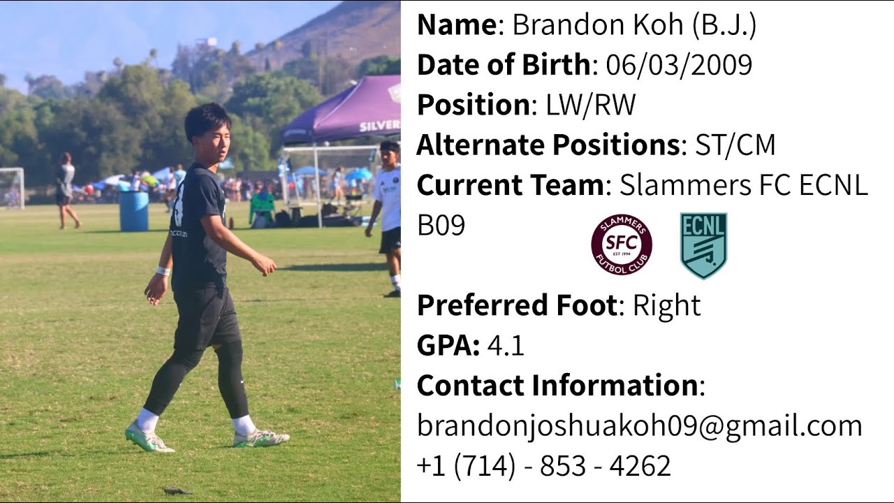 Brandon Joshua Koh 2024-2025 Highlights - YouTube