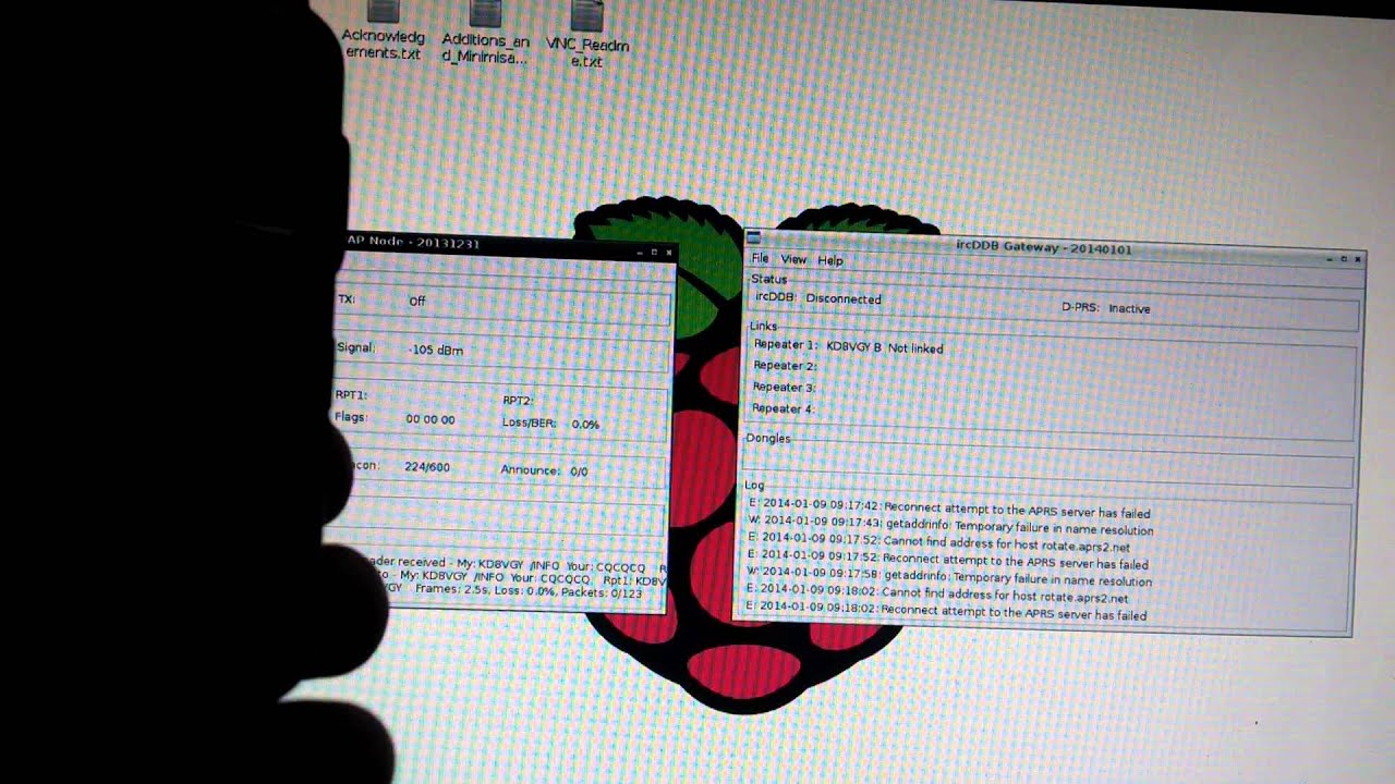 Setup Tabs For Dstar DVAP To Raspberry Pi (02 of 02) - YouTube