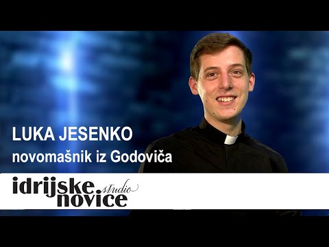 Luka Jesenko - TV Studio Idrijskih novic - YouTube