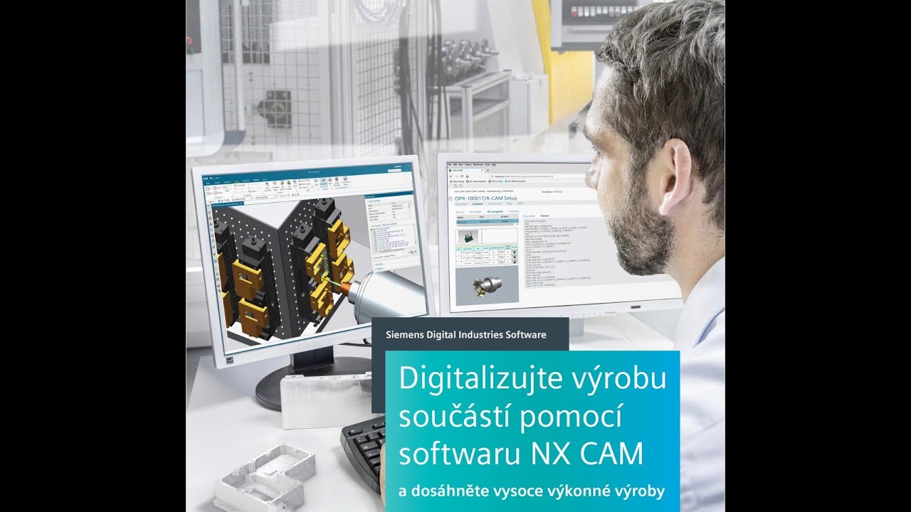 Virtuální dvojče obráběcího stroje - YouTube