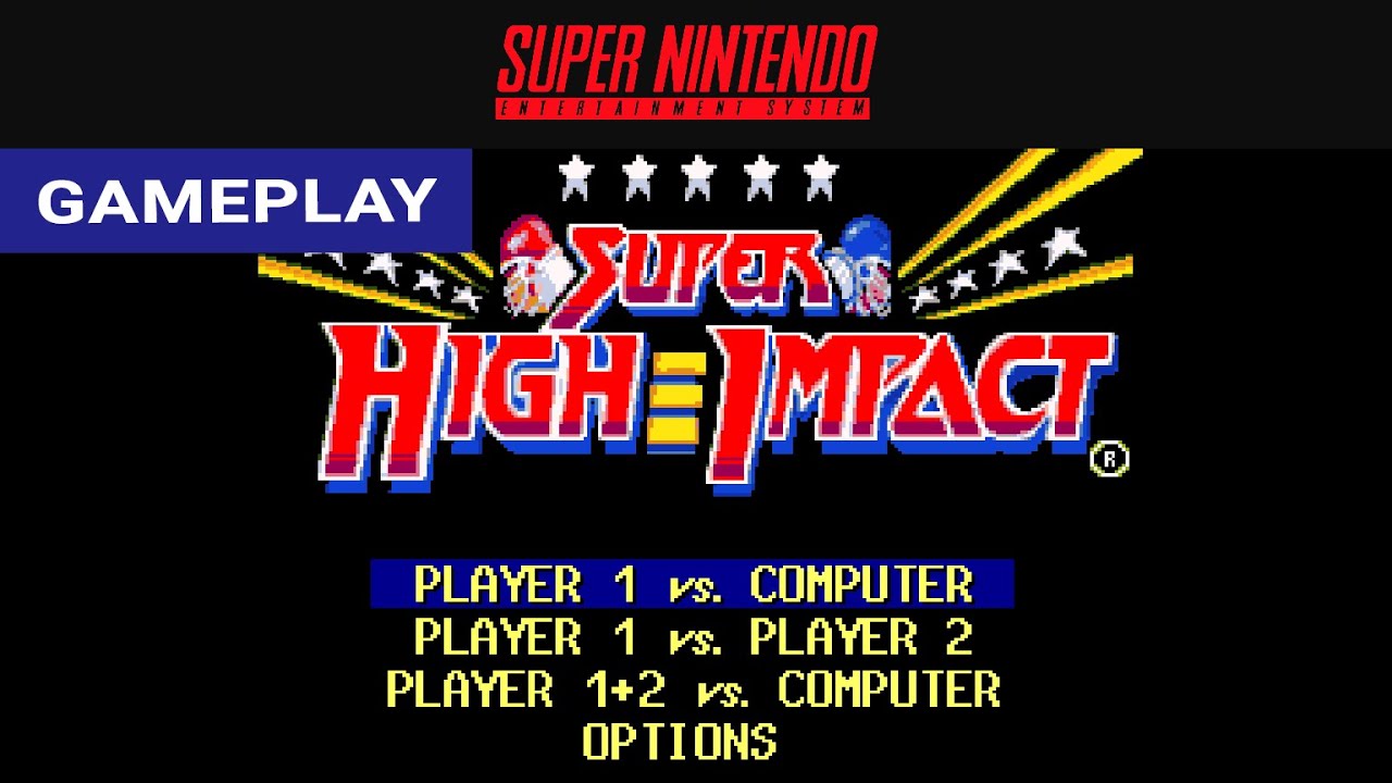 Super High Impact (Super NES) - Gameplay Clip [HD] | RetroGameUp - YouTube