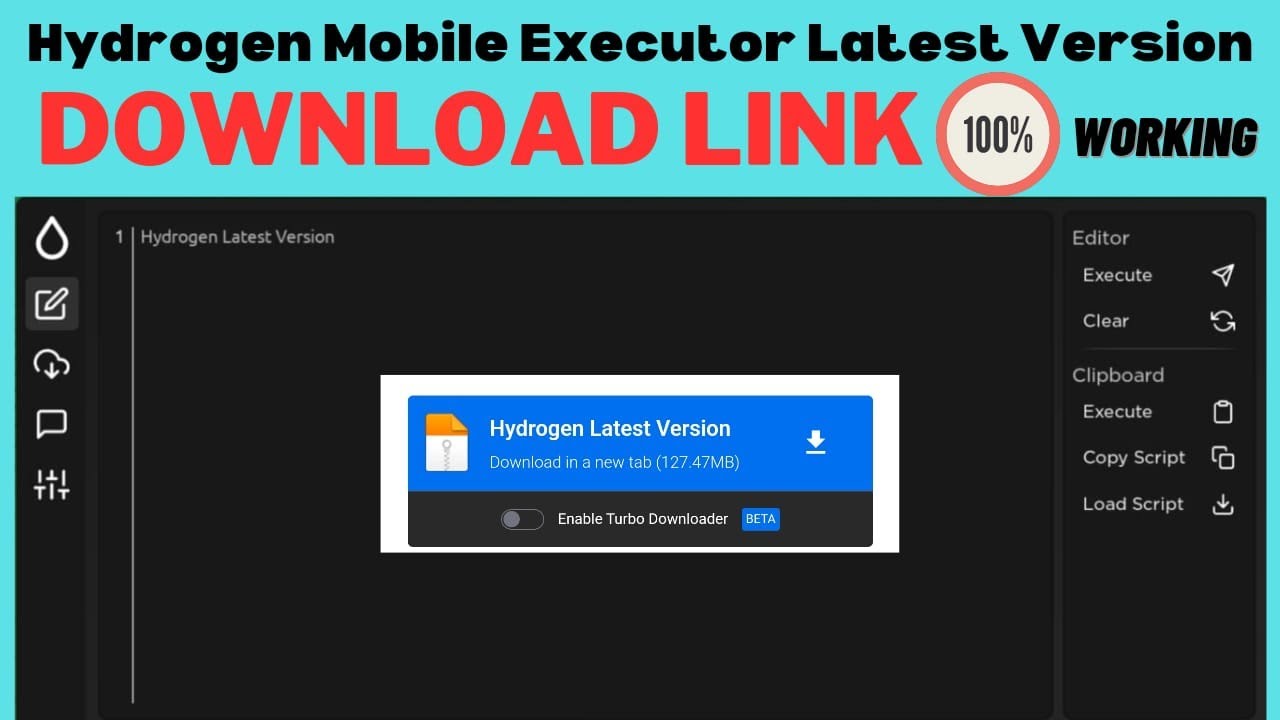 Hydrogen Mobile Executor Latest Version Download Link | 100% Working ...