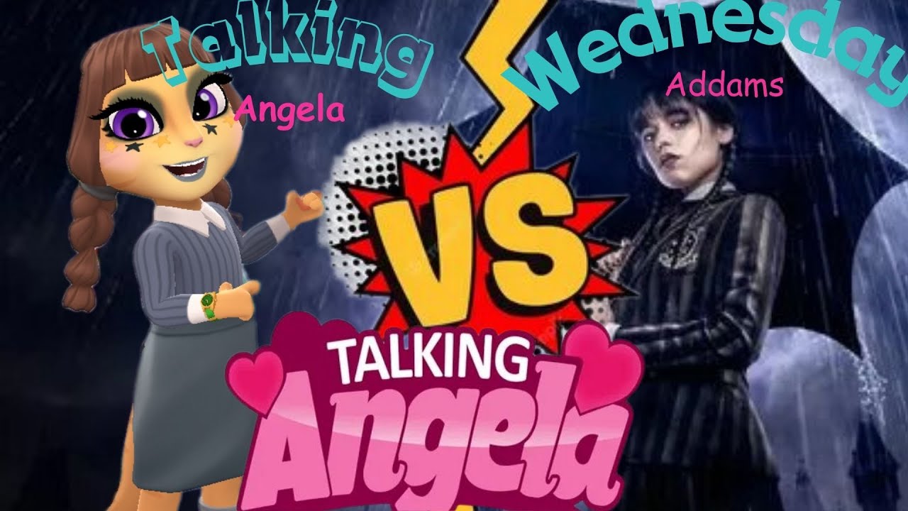 who Will Prevail Wednesday Addams 💖 vs My talking Angela 2 ️ - YouTube