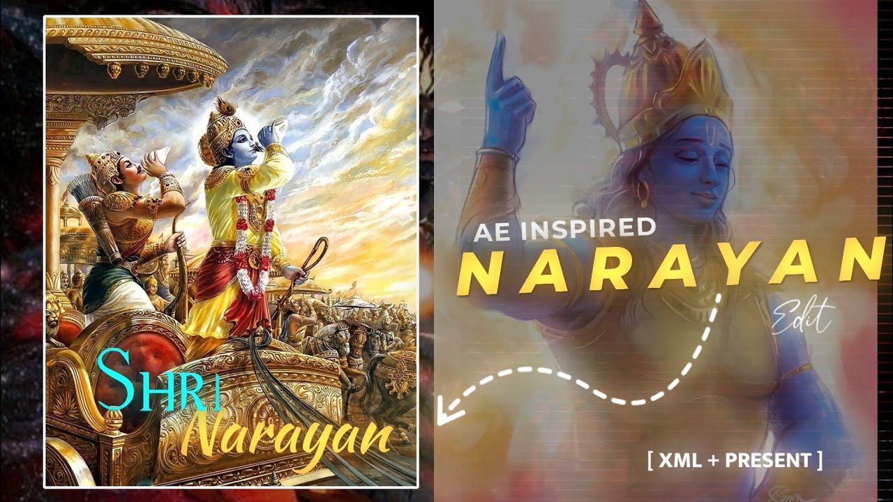 Narayan Tilak📿| New XML File Alight Motion ️| New edit🔏 Preset Xml ...