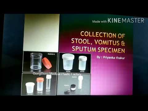 Collection of stool, vomitus & sputum specimen FON - YouTube
