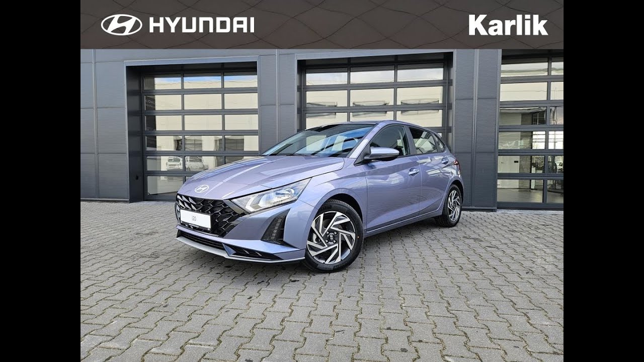 NEW Hyundai I20 MT Modern Meta Blue z wnętrzem Black + Grey - YouTube