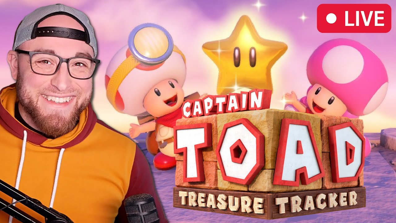 FINALE?! Captain Toads Treasure Tracker Blind Playthrough LIVE! - YouTube