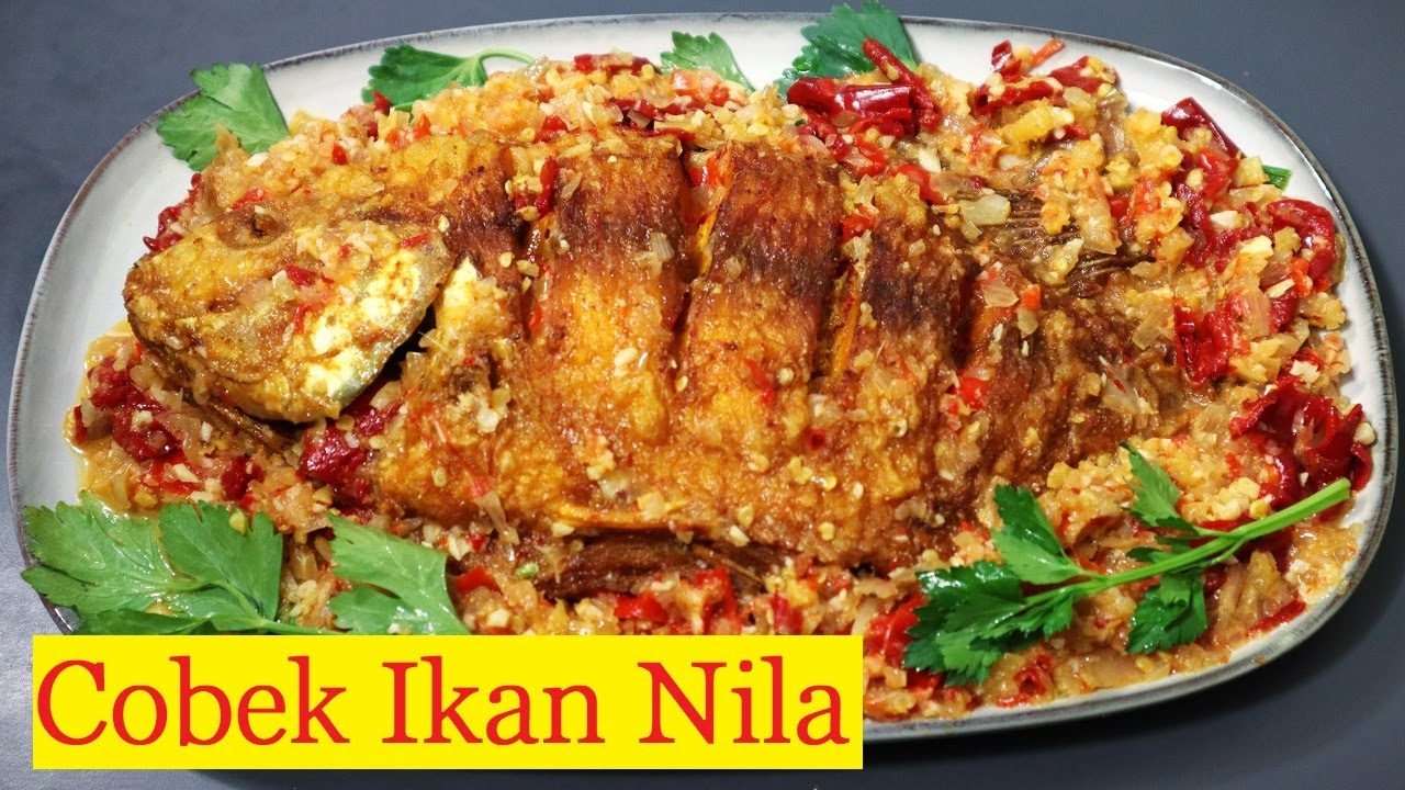 Awas ketagihan..! cobek ikan nila khas sunda, rasa enaknya parah banget ...