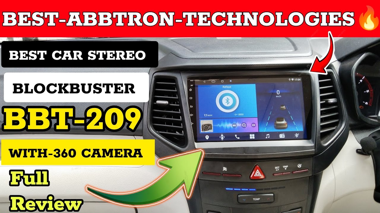 abbtron blockbuster series🔥blockbuster android car stereo||BBT-209 With ...