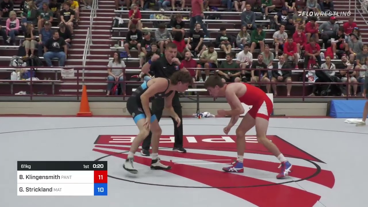 61 Kg Round Of 64 - Beau Klingensmith, Panther Wrestling Club RTC Vs ...