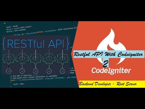 Restful API Menggunakan Codeigniter - Rest Server (2) - YouTube
