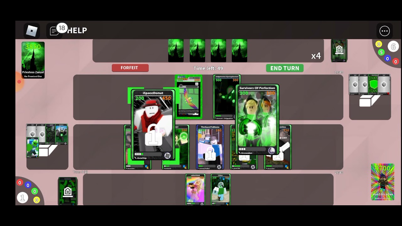 Defeating Preistess Zanzel, The Promised One. (Blox cards) - YouTube