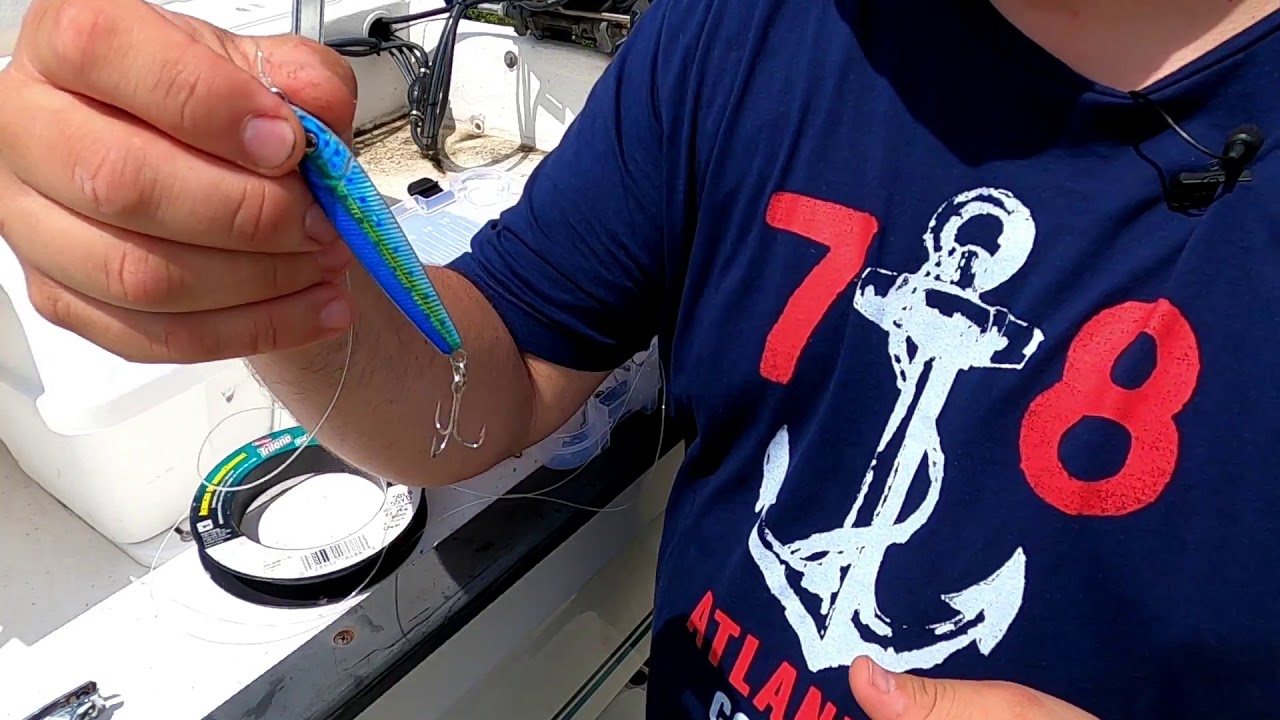 How to tie a fishing rig - YouTube