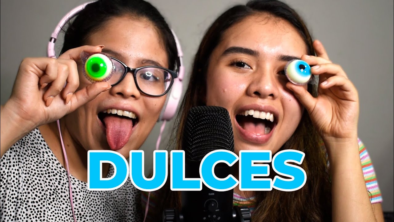 ASMR divertido COMIENDO DULCES - YouTube