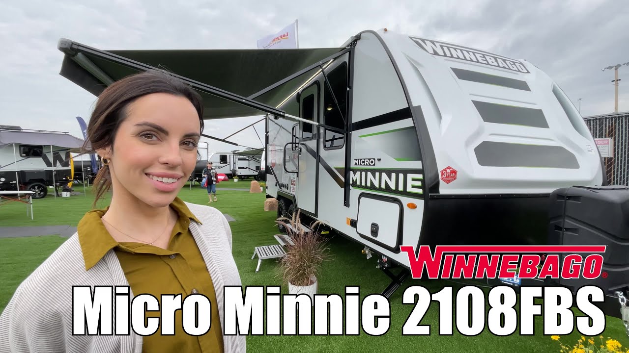Winnebago Industries Towables-Micro Minnie-2108FBS (Sofa) - YouTube